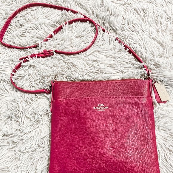 Coach | Bags | Nwt Coach Crossbody Purse Burgundy | Poshmark